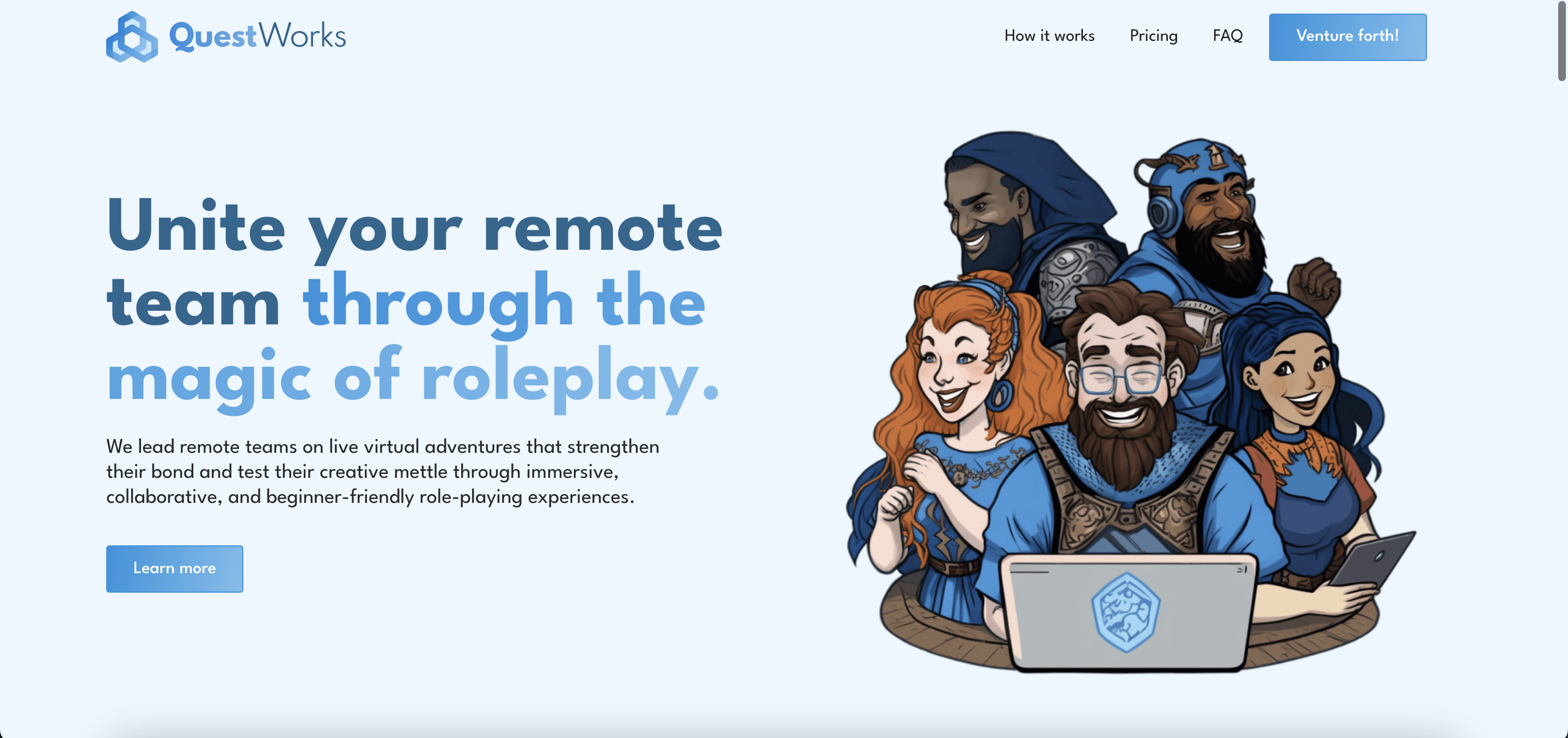 QuestWorks Team Building - D&D Team Bonding for Remote teams